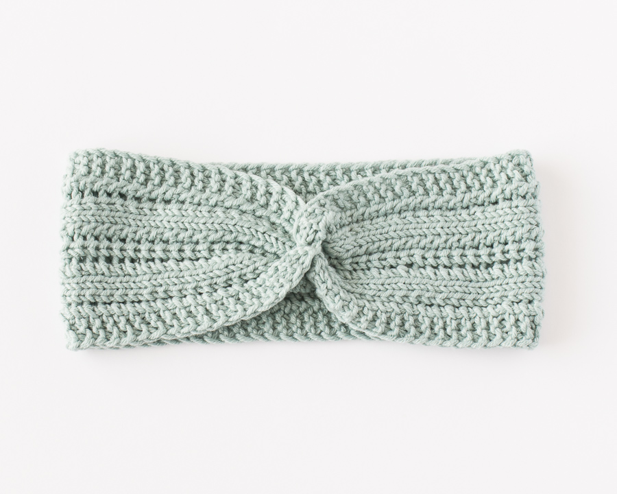 Coastal headband knitting pattern - Mirella Moments