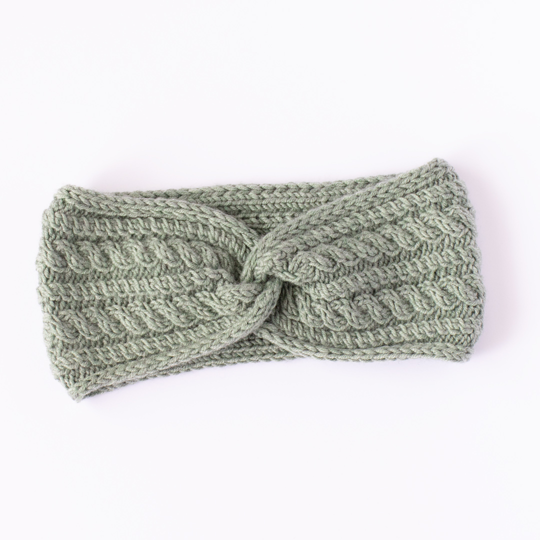 Aquarius Headband knitting pattern - Mirella Moments